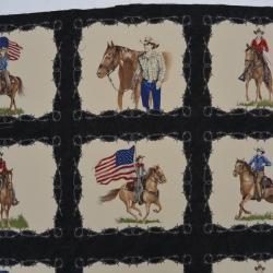Moda Sundance Trail Panel Black 11290 16 #20W – Friends and Co. Quilt Shop