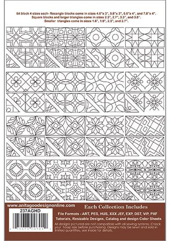 Anita Goodesign Mix and Match Quilting Subway Tile Quilt 237AGHD item ...